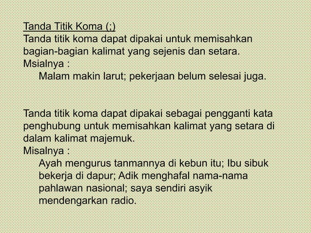 Tanda baca | PPTX