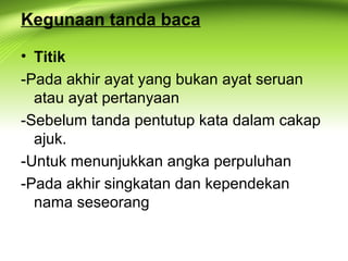 Tanda baca | PPT