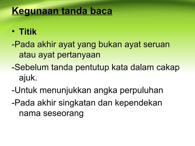Tanda baca | PPT