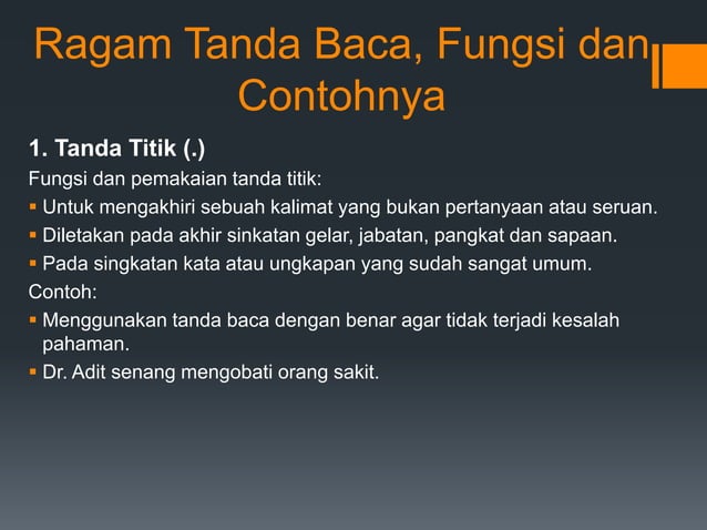 Tanda baca | PPTX
