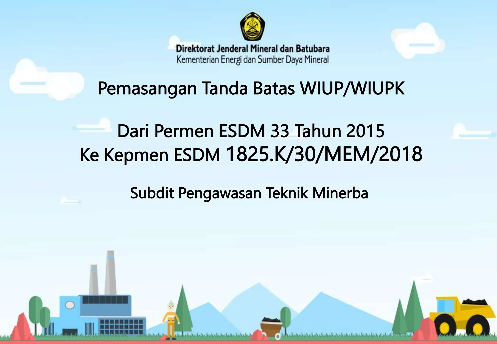 Tanda Batas WIUP tata cara pemasangan dan aturannya | PPT