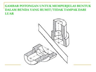 Tanda gambar potongan | PPT