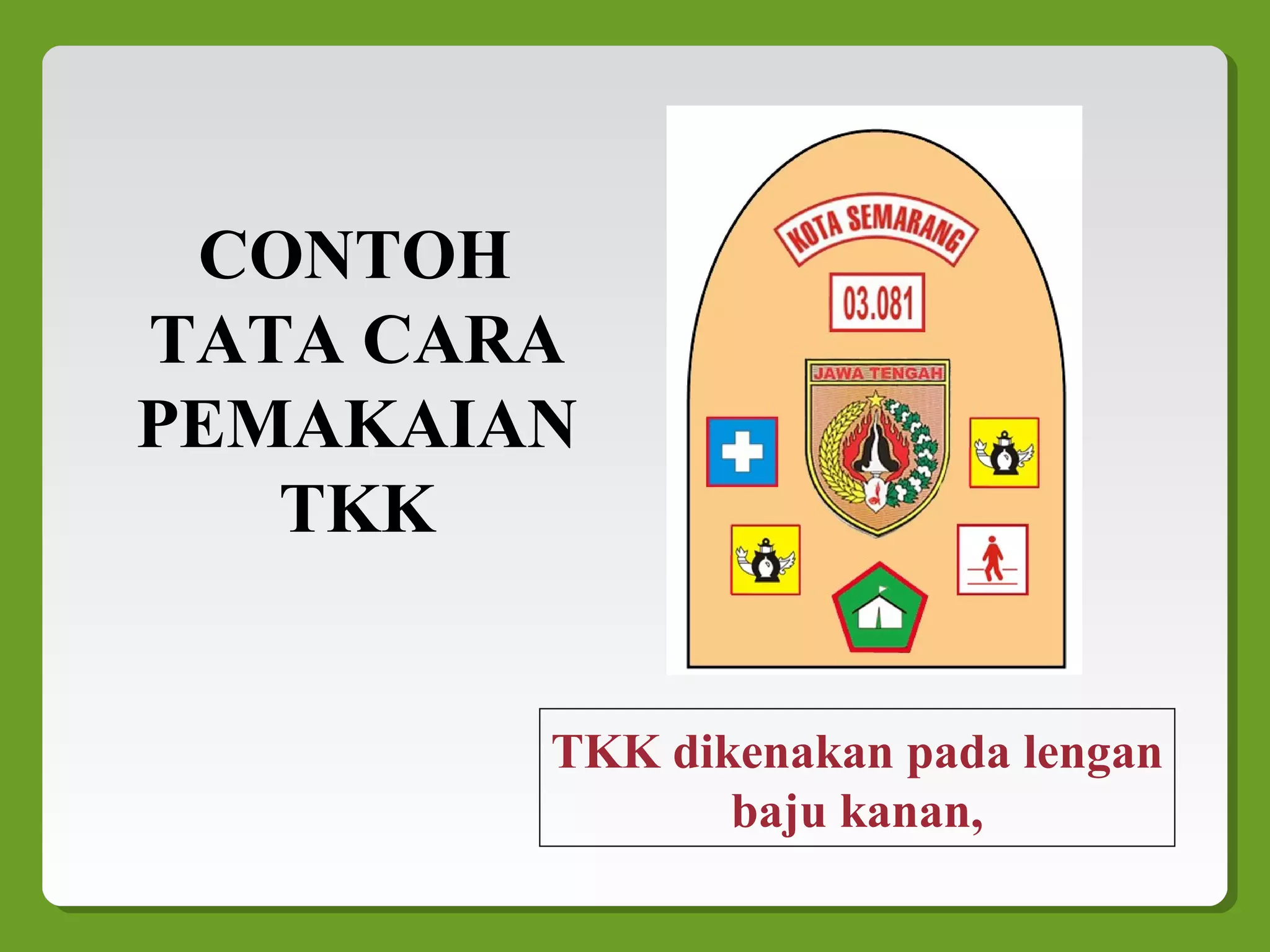 Tanda kecakapan khusus ( tkk ) | PPS