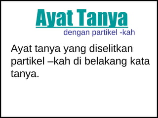 Tanda Seru dan Tanda Soal | PPT