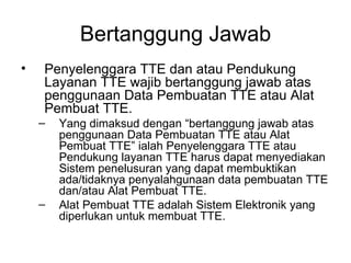 Tanda tangan elektronik | PPT