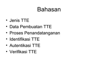 Tanda tangan elektronik | PPT