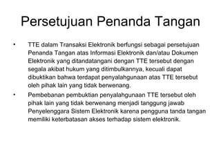 Tanda tangan elektronik | PPT