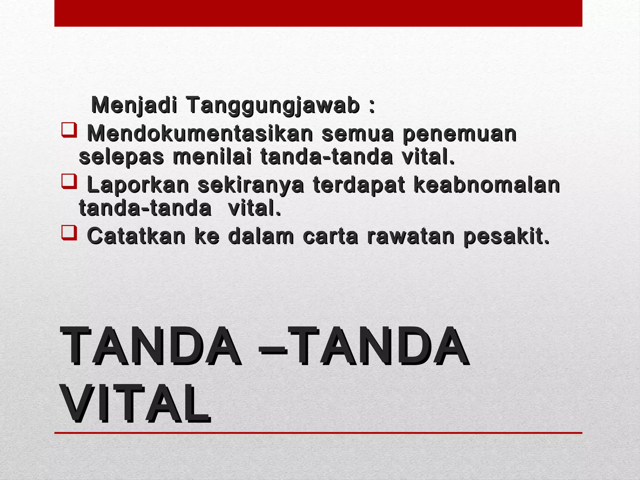 Tanda Vital - Nadi | PPT