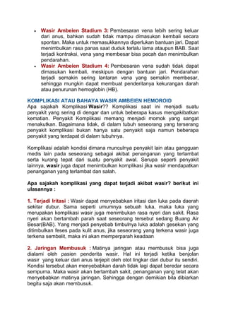 Tanda wasir stadium 4 dan obatnya | PDF