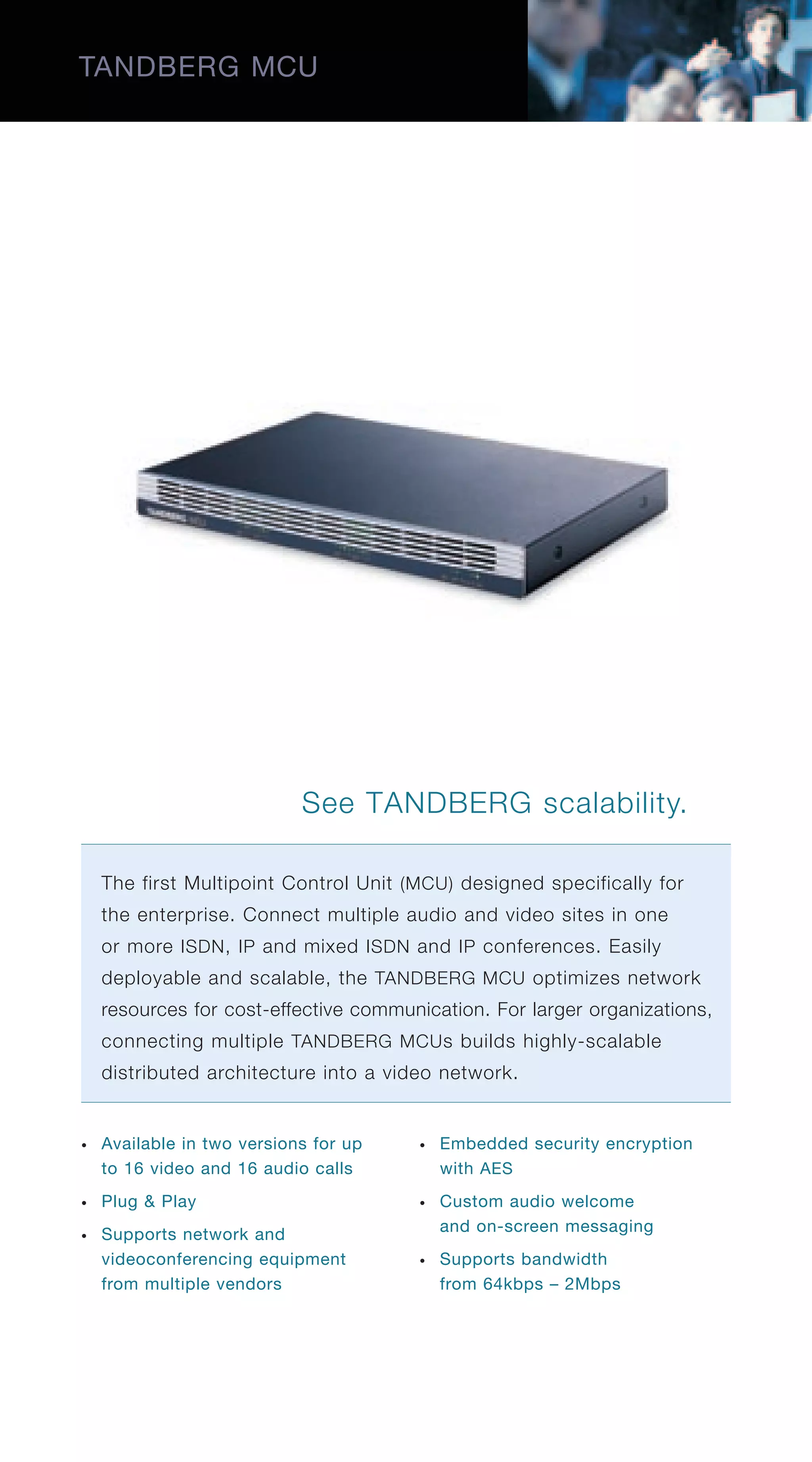 TANDBERG video conferencing systems | PDF