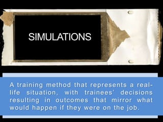 traditional training methods | PPTX