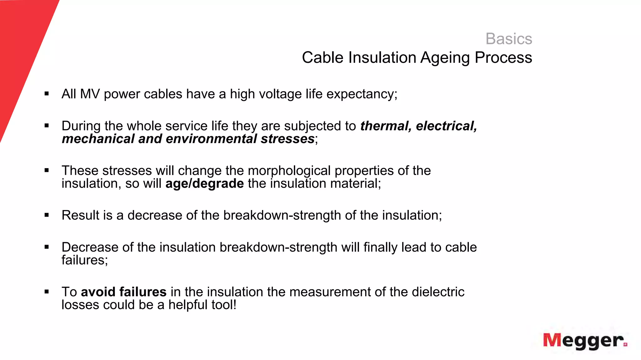 Tan Delta on MV Cables (Megger) | PDF