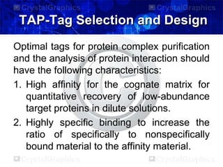 Tandem affinity purification | PPTX