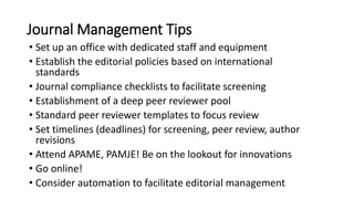 Manuscript Management Systems: Understanding the Workflow from ...