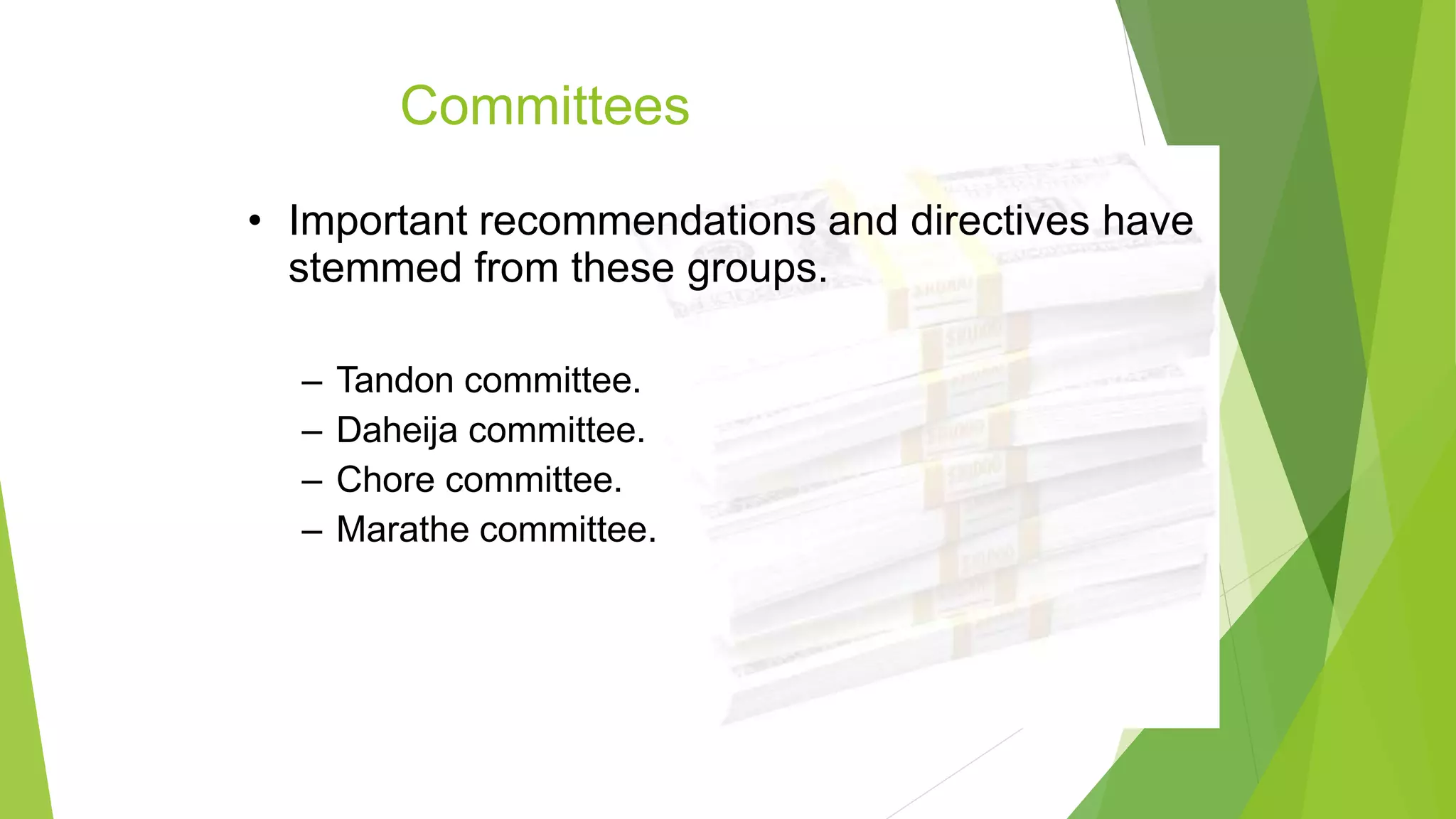 working capital financing:-Tandon committee | PPTX