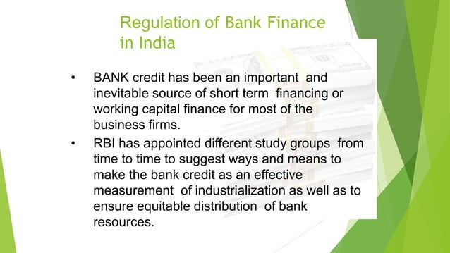 working capital financing:-Tandon committee | PPTX