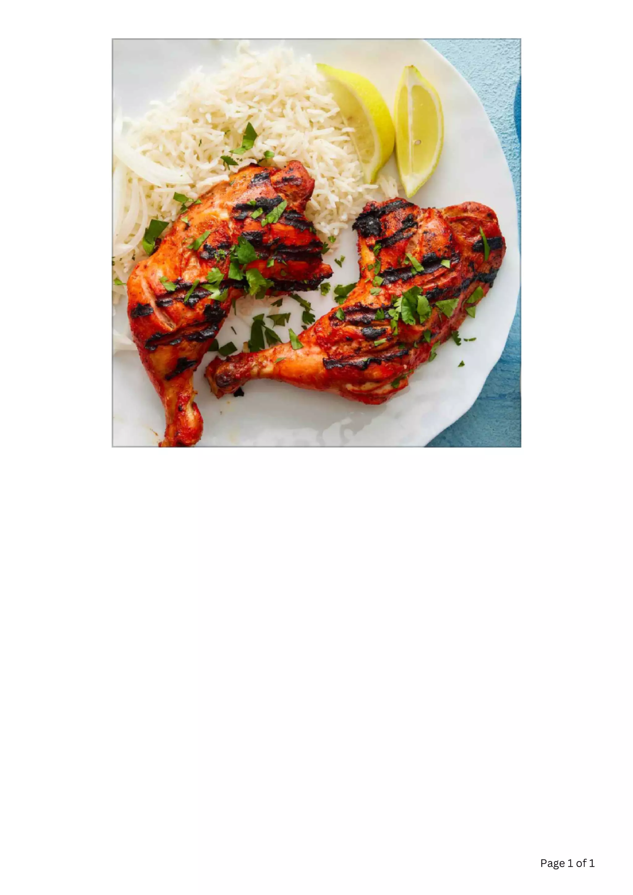 Tandoori chicken | PDF