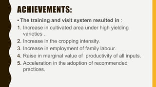 Training and visit system | PPTX
