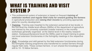 Training and visit system | PPTX