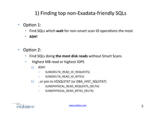 Drilling Deep Into Exadata Performance | PDF