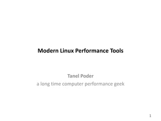 Modern Linux Performance Tools for Application Troubleshooting | PDF ...