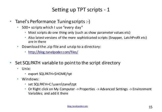 Tanel Poder Scripts And Tools Short