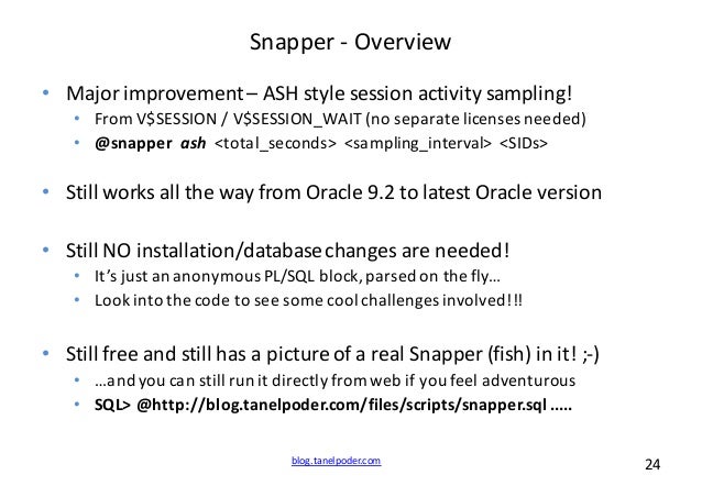 Tanel Poder - Scripts and Tools short
