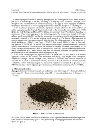 Mechanical and Physical Performance of Concrete Including Waste ...