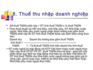 TANET - Thuế nhà thầu - 07.2010