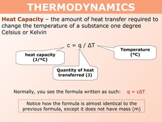 Tang 01 heat capacity and calorimetry | PPT