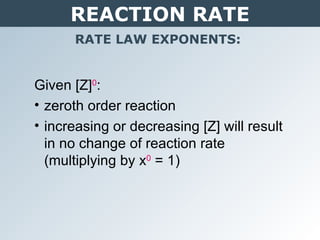 Tang 01 reaction rate | PPT
