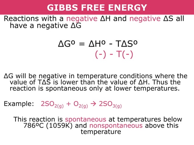 Tang 01b enthalpy, entropy, and gibb's free energy | PPTX | Chemistry ...