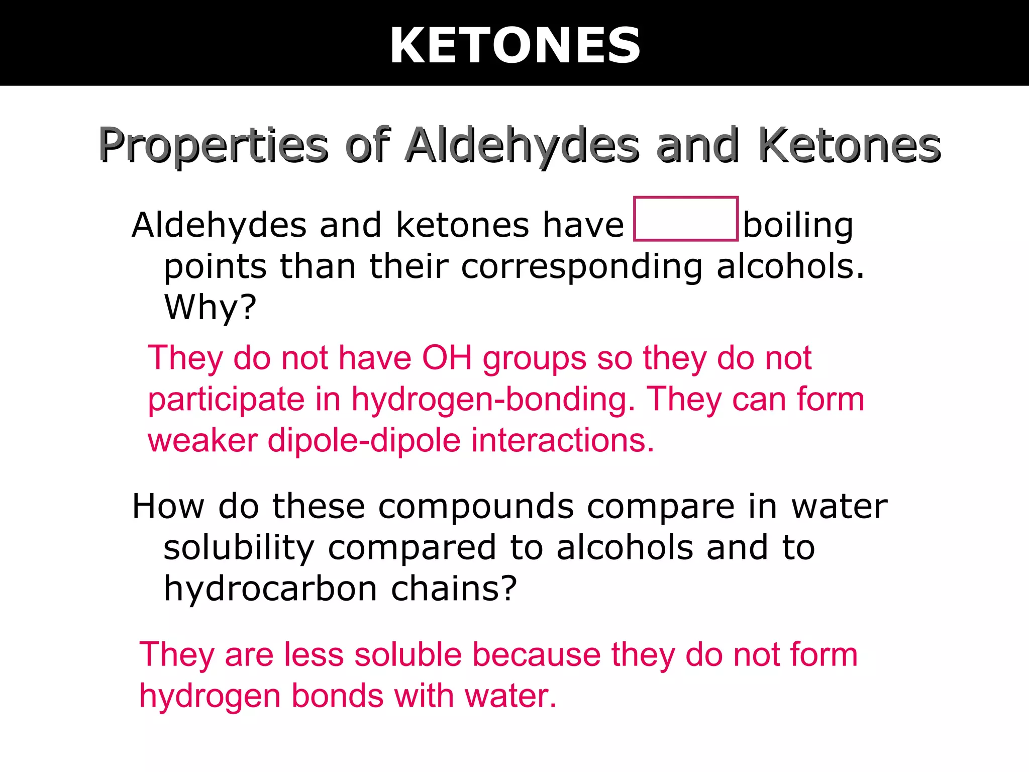 Tang 02 alcohols, aldehydes, ketones 2 | PPT