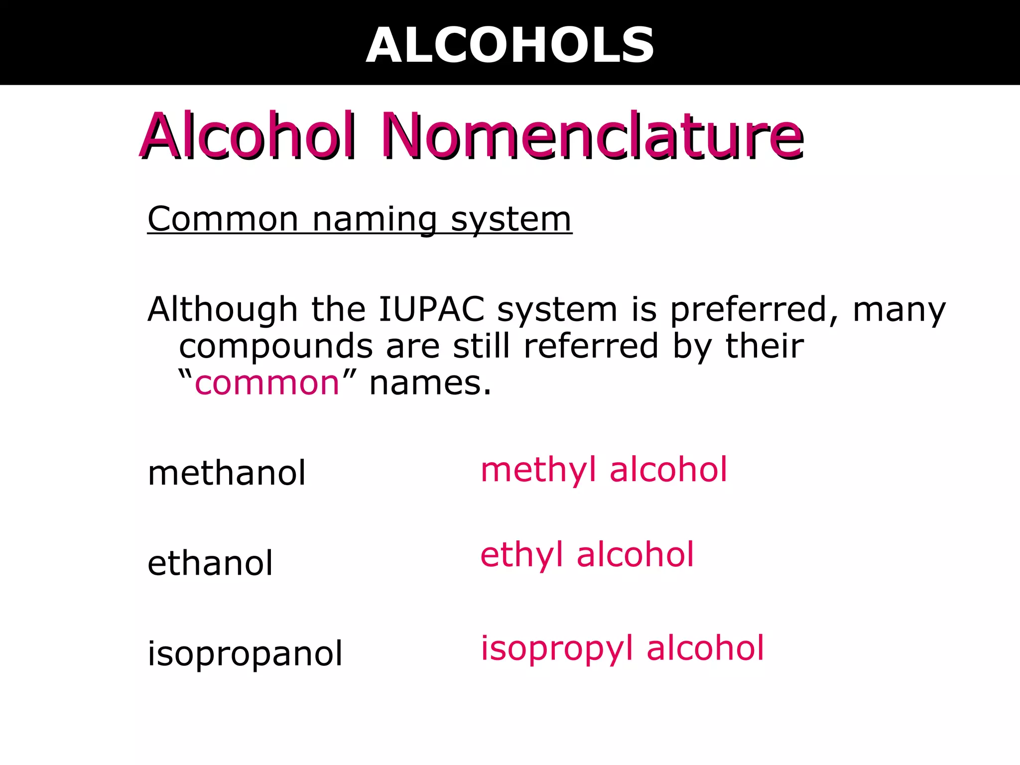 Tang 02 alcohols, aldehydes, ketones 2 | PPT