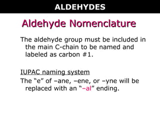 Tang 02 alcohols, aldehydes, ketones 2 | PPT