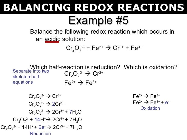 Tang 02 balancing redox reactions 2