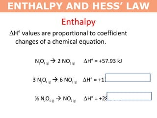 Tang 02 enthalpy and hess' law | PPT
