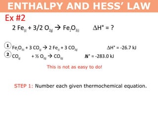 Tang 02 enthalpy and hess' law | PPT