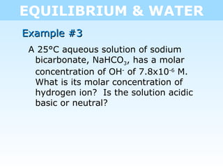 Tang 02 b equilibrium & water 2 | PPT