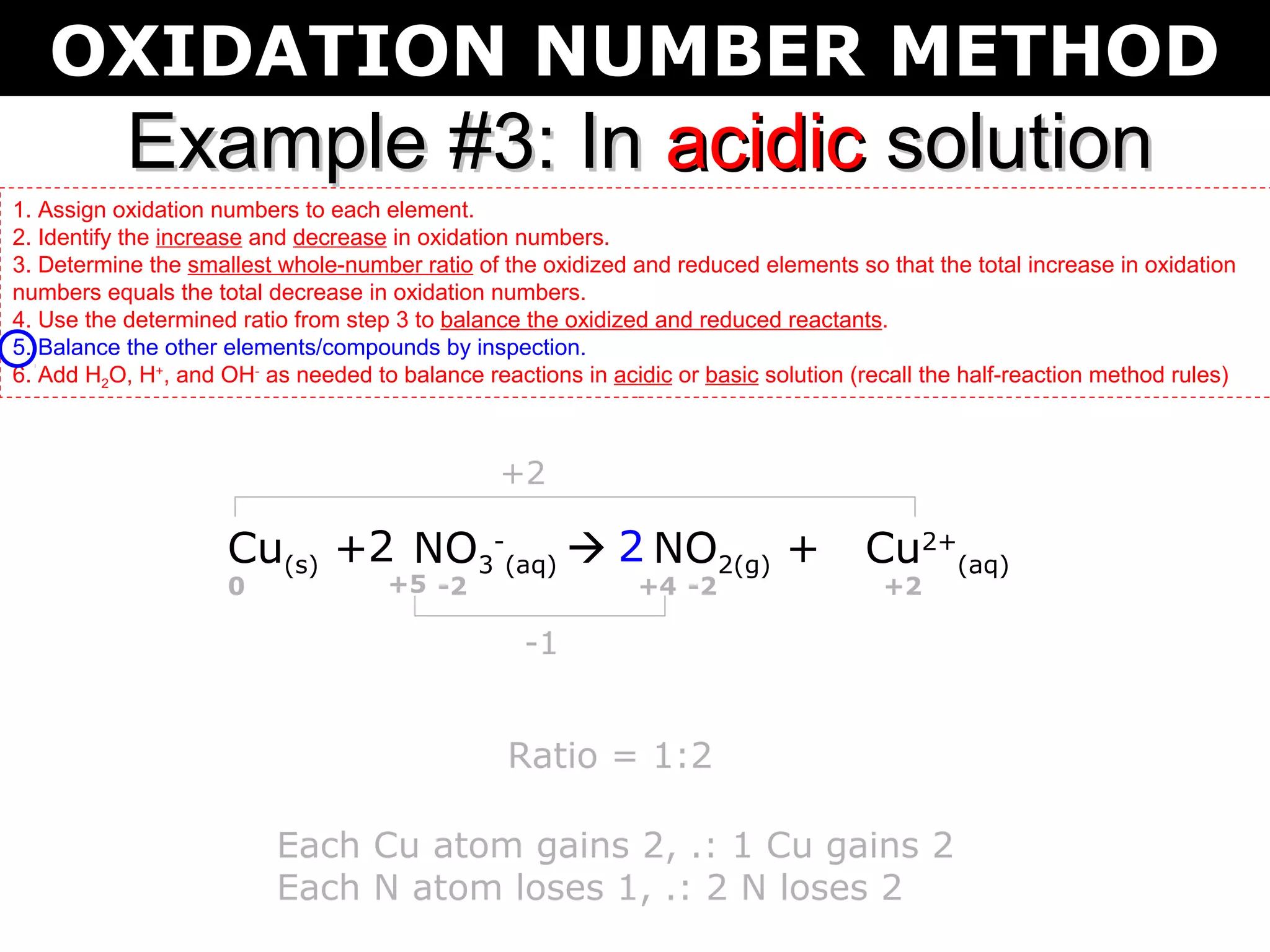 Tang 02 b oxidation number method 2 | PPT