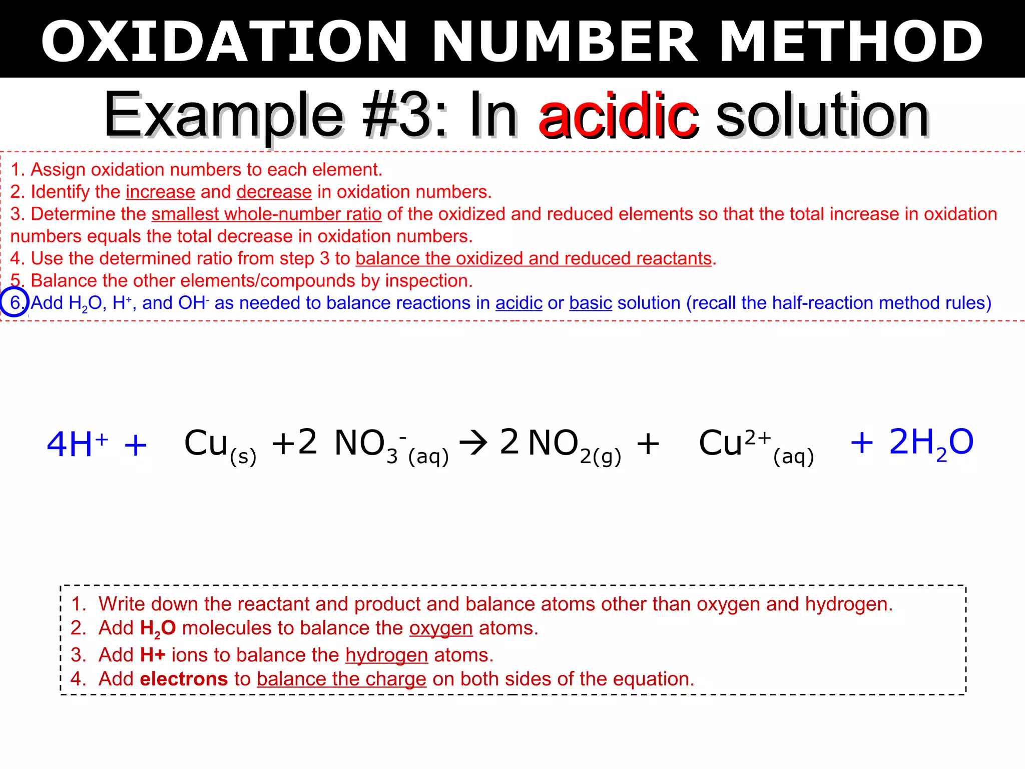 Tang 02 b oxidation number method 2 | PPT
