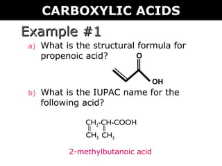 Tang 03 carboxylic acids & amines 2013 version | PPT