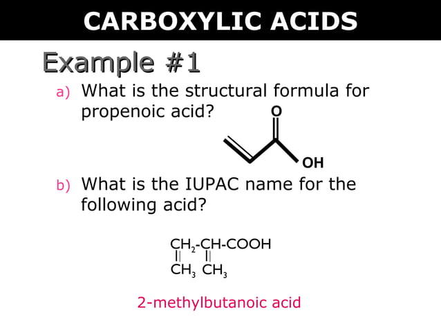 Tang 03 carboxylic acids & amines 2013 version | PPT