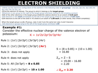 Electron Shielding