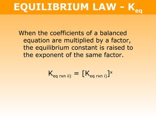 Tang 03 equilibrium law - keq 2 | PPT