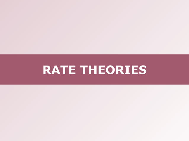 Tang 03 rate theories | PPT