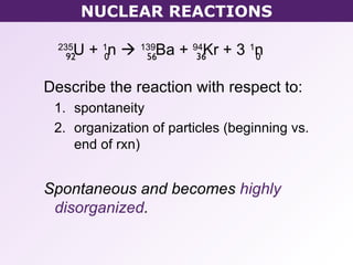 Tang 04 nuclear reactions and enthalpy | PPT