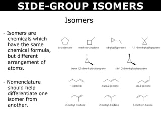 Tang 04 side group isomers & aromatic hydrocarbons | PPT