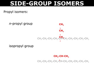 Tang 04 side group isomers & aromatic hydrocarbons | PPT