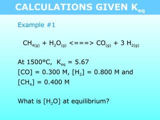 Tang 05 calculations given keq 2 | PPT
